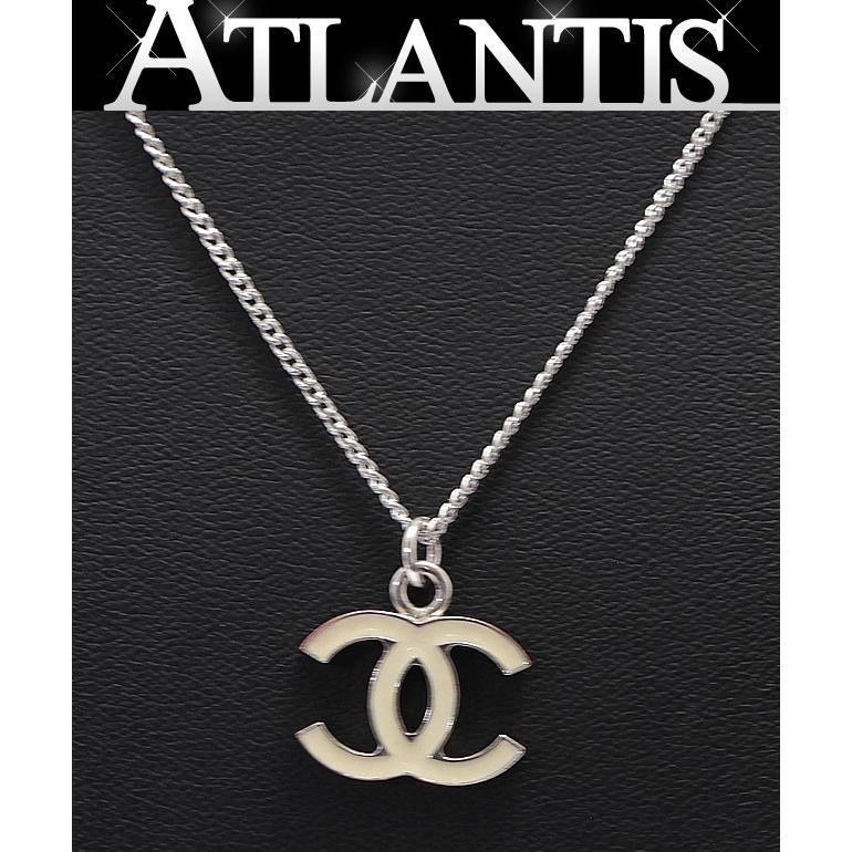 シャネル CHANEL 定番 人気 ココマーク リバーシブル ネックレス 白×シルバー 07V 【68273】 : atlantis - 通販 - Yahoo!ショッピング