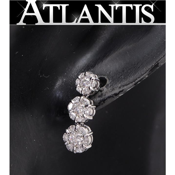 美品 ダミアーニ DAMIANI 三連ダイヤモンド スイング ピアス K18 ホワイトゴールド 【68652】 : atlantis - 通販 ...