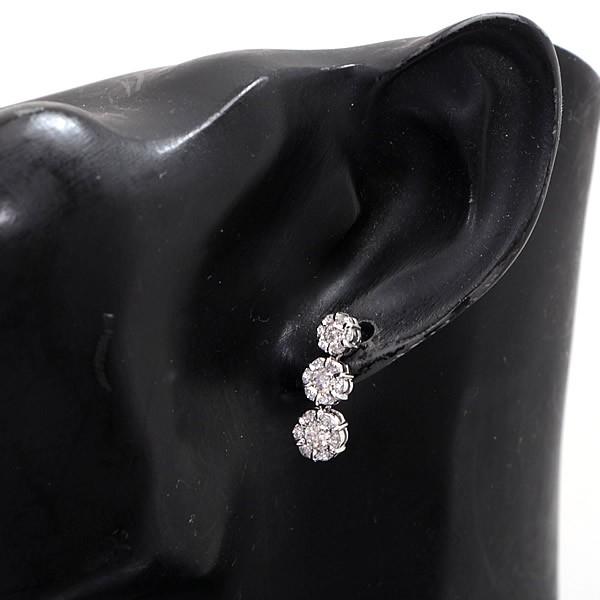 美品 ダミアーニ DAMIANI 三連ダイヤモンド スイング ピアス K18 ホワイトゴールド 【68652】 : atlantis - 通販 ...