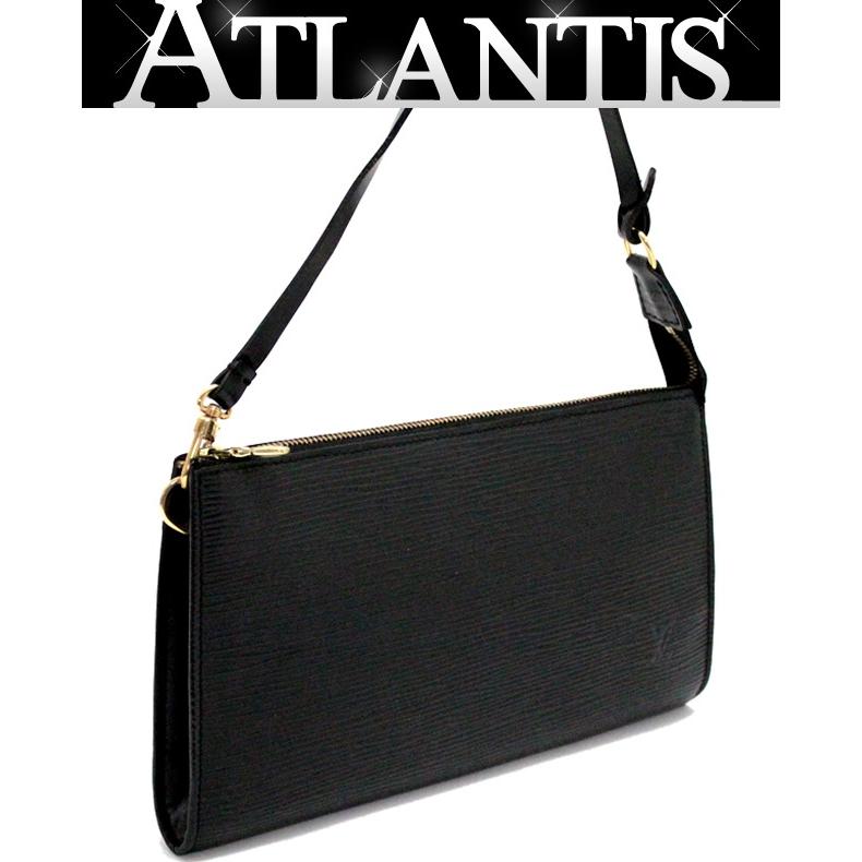 ルイヴィトン Louis Vuitton ポシェットアクセソワール アクセサリーポーチ エピ 黒 M52942 【69069 ...