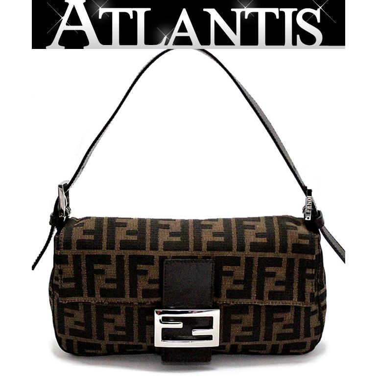 フェンディ FENDI マンマバケット ズッカ ショルダーバッグ キャンバス ブラウン S金具 【69216】 : atlantis - 通販 ...