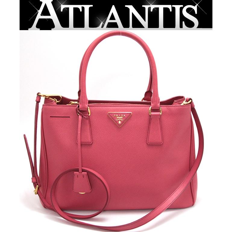 プラダ PRADA ガリレア ミディアム 2WAYバッグ サフィアーノレザー ピンク 【69533】 : atlantis - 通販 - Yahoo!ショッピング