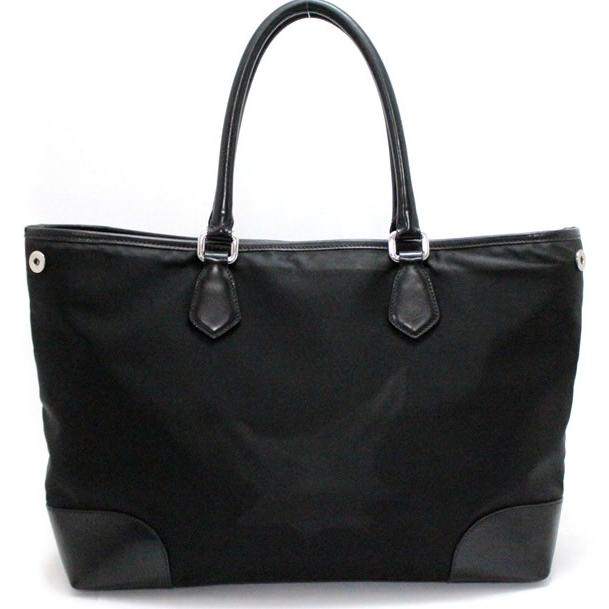 プラダ PRADA 三角ロゴ トートバッグ ナイロン×レザー 黒 【69546】 : atlantis - 通販 - Yahoo!ショッピング