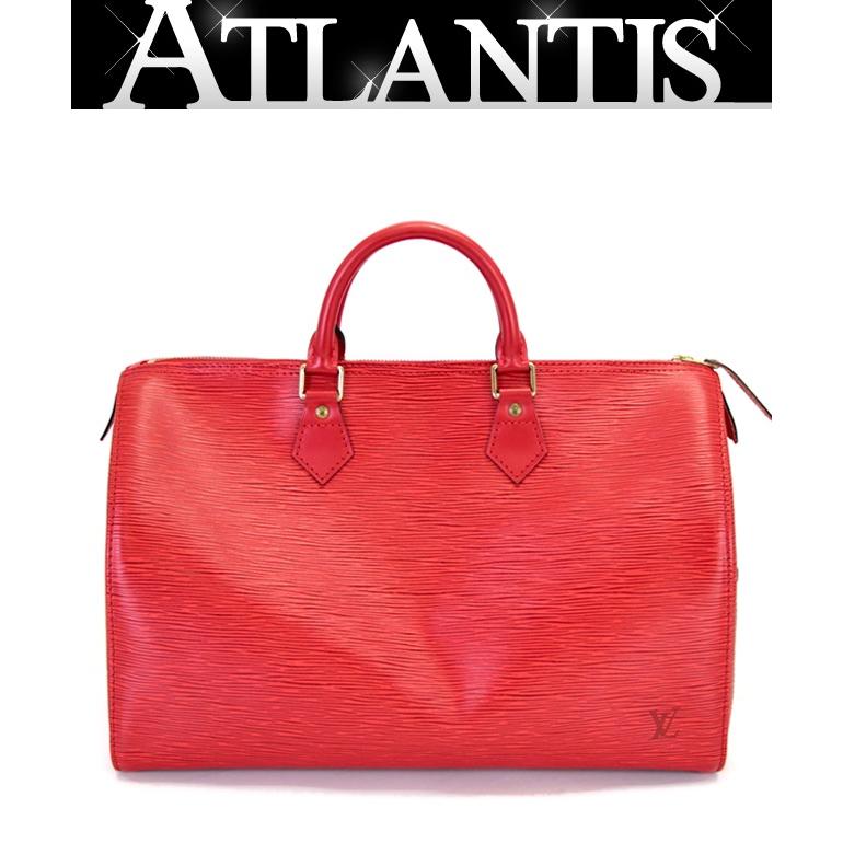 ルイヴィトン Louis Vuitton スピーディ35 ボストンバッグ エピ カスティリアンレッド M42997 【69664 ...