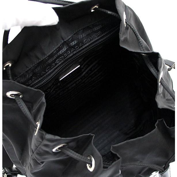 プラダ PRADA 三角ロゴ リュックサック バックパック Wポケット ナイロン 黒 BZ2811 【69669】 : atlantis ...