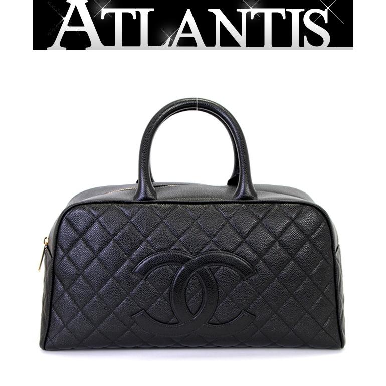 【在庫処分大セール】シャネル CHANEL マトラッセ ココマーク ミニボストンバッグ キャビア 黒 【69712】 : atlantis ...
