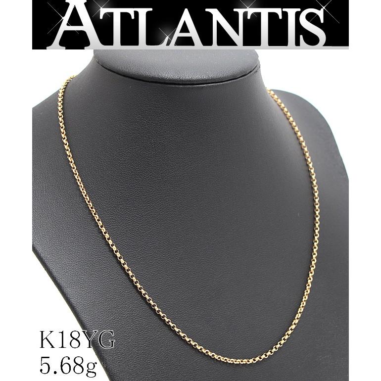 チェーンネックレス K18YG 5.68g サイズ調整可能 【69862】 : atlantis - 通販 - Yahoo!ショッピング