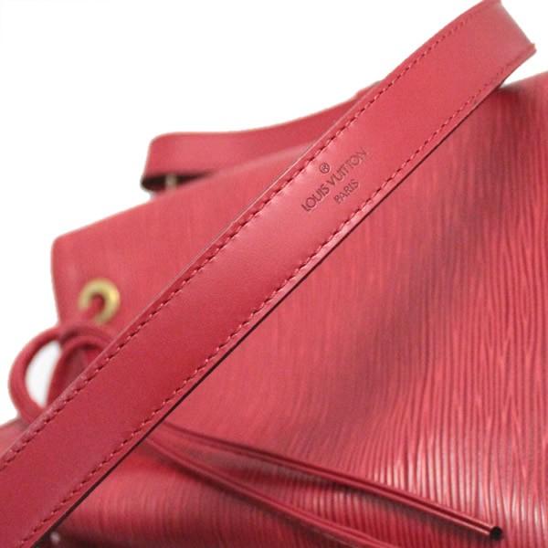 ルイヴィトン Louis Vuitton ノエ 巾着 ショルダーバッグ エピ カスティリアンレッド M44007 【69896 ...
