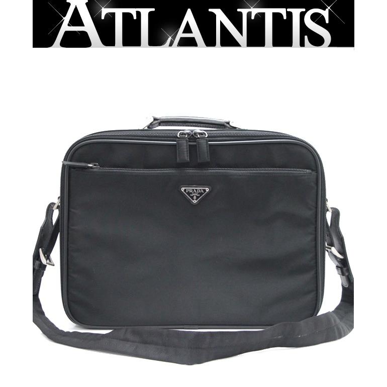 プラダ PRADA 三角ロゴ ブリーフケース 2WAYビジネスバッグ PCケース ナイロン 黒 V147 【69897】 : atlantis - 通販 - Yahoo!ショッピング
