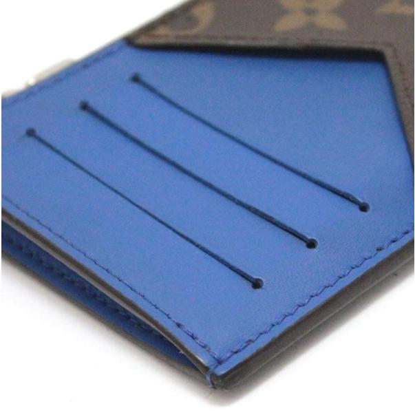 ルイヴィトン Louis Vuitton コインカードホルダー カードケース フラグメントケース モノグラム・マカサー ブルー M82911 ...