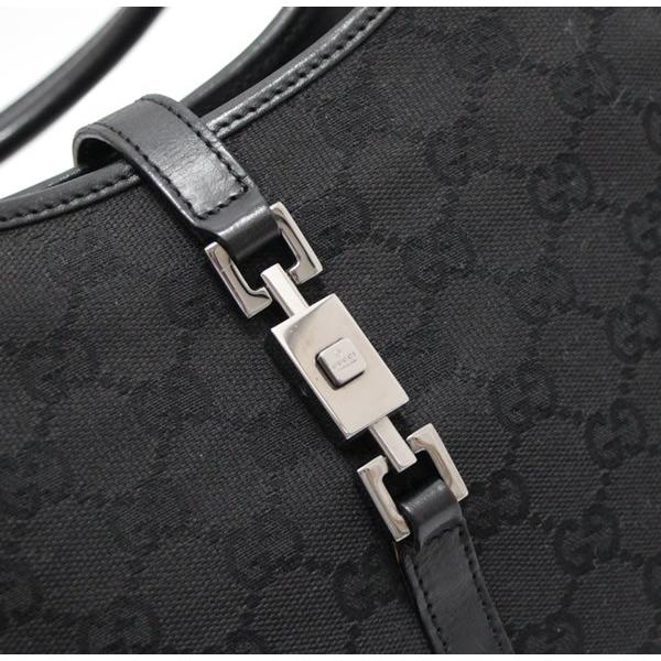 グッチ GUCCI ジャッキー GG柄 ハンドバッグ スモール キャンバス×レザー 黒 【70097】 : atlantis - 通販 ...