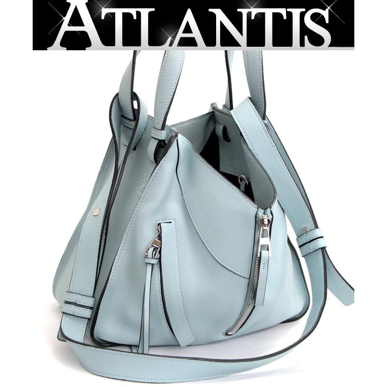 ロエベ LOEWE ハンモック スモール 2WAYバッグ レザー ライトブルー 【70172】 : atlantis - 通販 - Yahoo!ショッピング