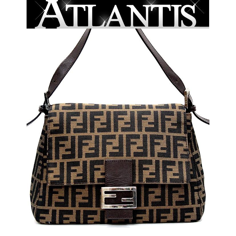 フェンディ FENDI ズッカ マンマバケット ミディアム ショルダーバッグ キャンバス S金具 【71632】 : atlantis ...