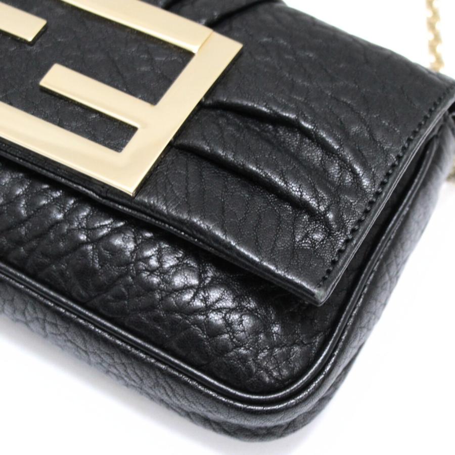 フェンディ FENDI ミニチェーンショルダーバッグ クラッチバッグ レザー 黒 【72572】 : atlantis - 通販 ...