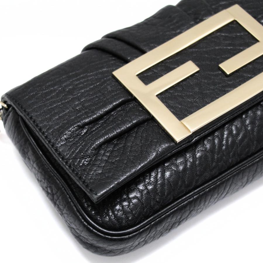 フェンディ FENDI ミニチェーンショルダーバッグ クラッチバッグ レザー 黒 【72572】 : atlantis - 通販 ...