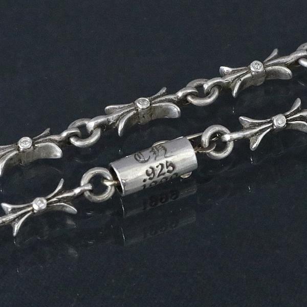 CHROME HEARTS 銀座店 クロムハーツ タイニーEバー ネックレス アフターダイヤ シルバー SV925 20インチ 93737 ...