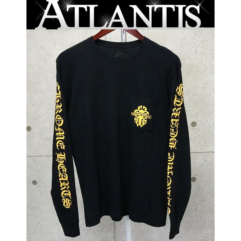 CHROME HEARTS 銀座店 クロムハーツ ヴァインダガー ロンT ポケット 長袖 メンズ size:M 黒 94682 ...