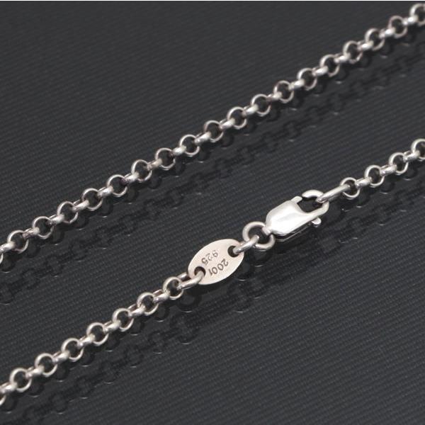 CHROME HEARTS 銀座店 クロムハーツ ロールチェーン ネックレス シルバー SV925 20インチ 95095 ...
