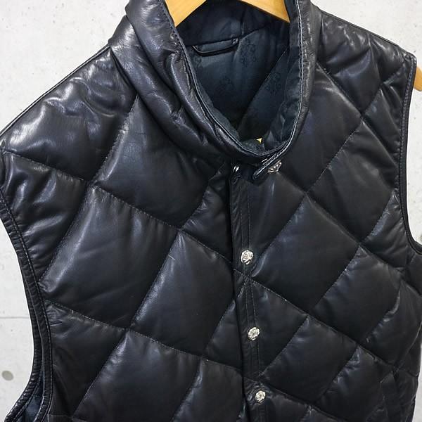 CHROME HEARTS 銀座店 クロムハーツ TEENAGE KICKS ダウンベスト メンズ size:S 黒 95505 ...