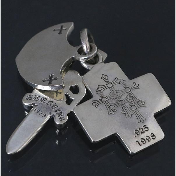 CHROME HEARTS 銀座店 クロムハーツ スリートリンケッツ ペンダント トップ チャーム シルバー SV925 95529 ...