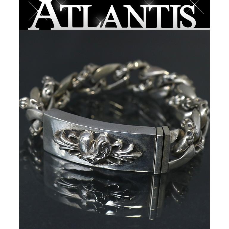 CHROME HEARTS 銀座店 クロムハーツ SALE フローラルハート ID ファンシー ブレス シルバー SV925 13リンク ...