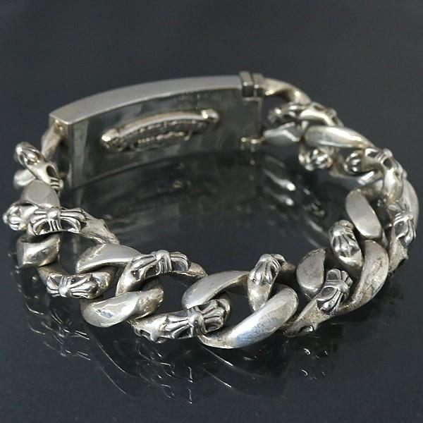CHROME HEARTS 銀座店 クロムハーツ SALE フローラルハート ID ファンシー ブレス シルバー SV925 13リンク ...