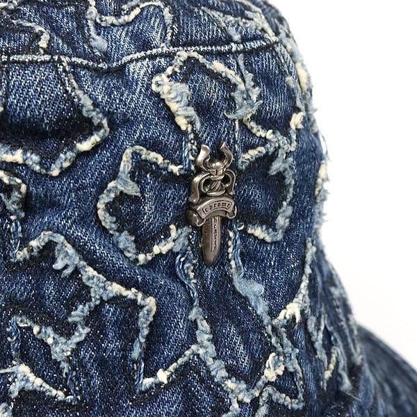 CHROME HEARTS 銀座店 クロムハーツ CHUM デニム クロスパッチ ハット size:L ブルー 96184 : atlantis - 通販 - Yahoo!ショッピング
