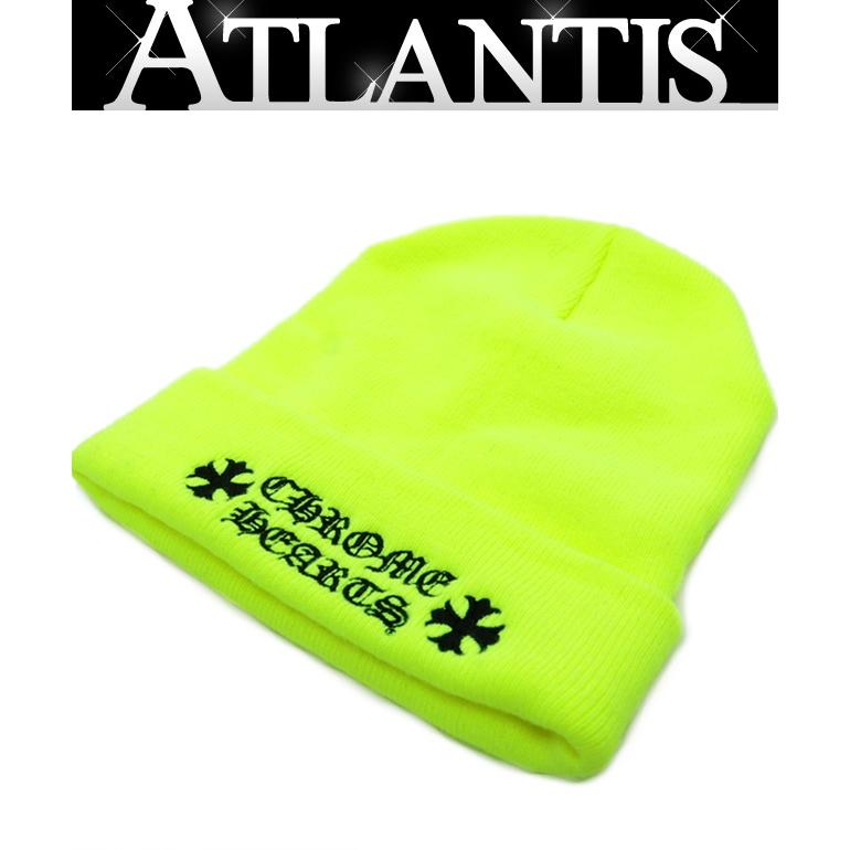 CHROME HEARTS 銀座店 クロムハーツ WOOL WATCH CAP ビーニー CHプラス ロゴ刺〓 ニット帽 メンズ イエロー 96681 : atlantis - 通販 ...
