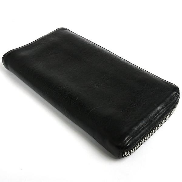 CHROME HEARTS 銀座店 クロムハーツ REC F ZIP #2 プレーン ラウンドファスナー ウォレット 長財布 メンズ レザー ...