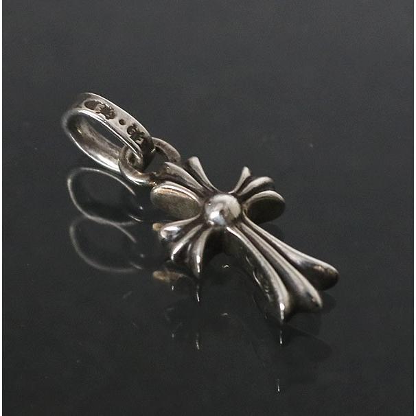 CHROME HEARTS 銀座店 クロムハーツ ベイビー ファットクロス ペンダント チャーム パヴェダイヤ シルバー SV925 ...
