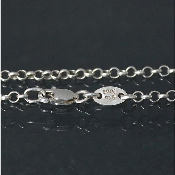 CHROME HEARTS 銀座店 クロムハーツ ロールチェーン ネックレス メンズ シルバー SV925 20インチ 97575 ...