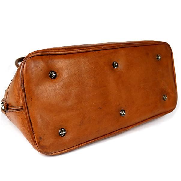 CHROME HEARTS 銀座店 クロムハーツ クロスパッチ スラウチー MO バッグ ハンドバッグ レザー シルバー SV925 ブラウン ...