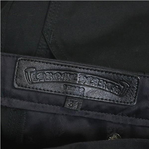 CHROME HEARTS 銀座店 クロムハーツ 美品 カーペンター ショーツ コットン SV925 メンズ 31インチ 黒 97683 ...