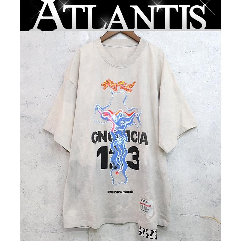 RRR123 銀座店 リヴィントンロイレビス SALE Tシャツ 半袖 メンズ size:M ライトグレー 97710 : atlantis ...
