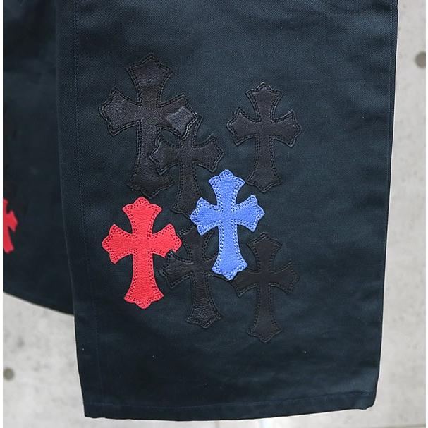 CHROME HEARTS 銀座店 クロムハーツ 美品 チノ パンツ クロスパッチ メンズ SV925 size:36 グリーン 97785 ...