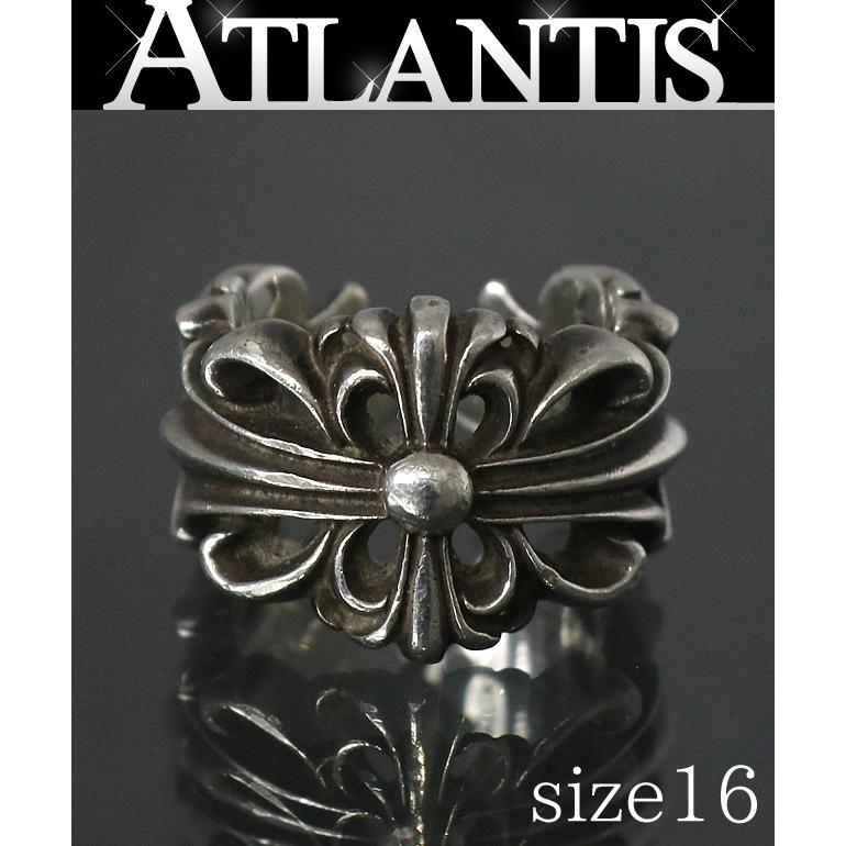 CHROME HEARTS 銀座店 クロムハーツ ダブルフローラルクロス リング 指輪 シルバー SV925 約16号 97821 ...