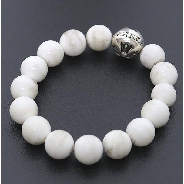 CHROME HEARTS 銀座店 クロムハーツ ビーズブレス 12mm メンズ シルバー SV925 白 97827 : atlantis ...