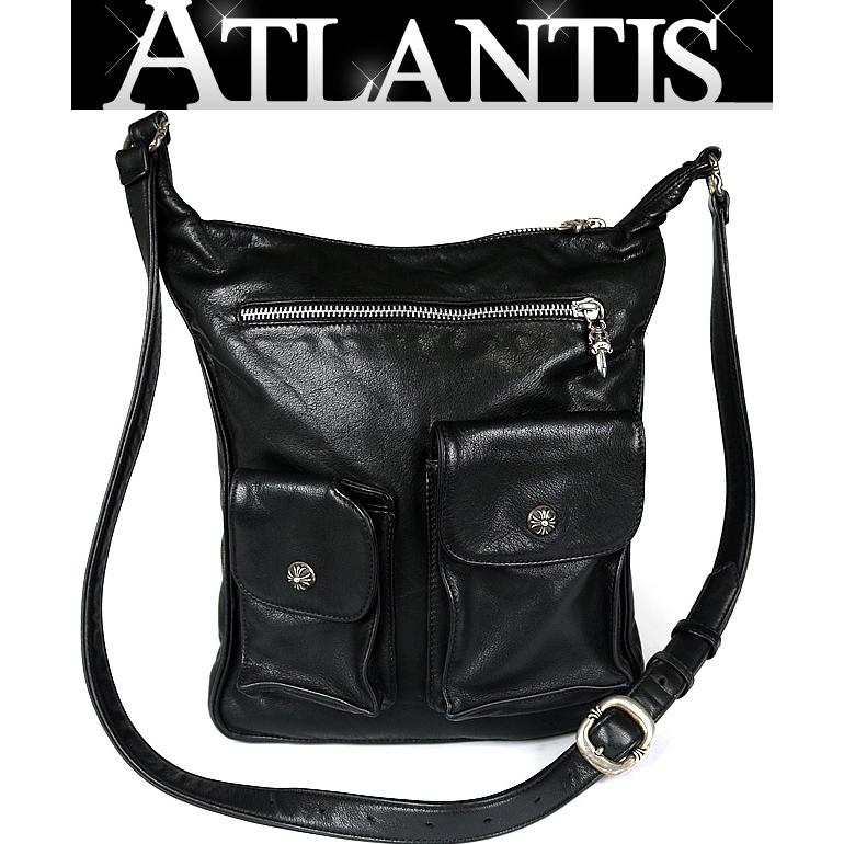CHROME HEARTS 銀座店 クロムハーツ Fスリンガー ショルダーバッグ メンズ レザー SV925 黒 97950 ...