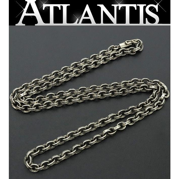 CHROME HEARTS 銀座店 クロムハーツ ペーパーチェーン ネックレス 24インチ メンズ シルバー SV925 97955 ...