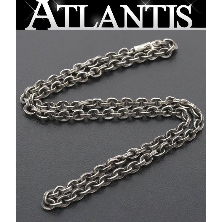 CHROME HEARTS 銀座店 クロムハーツ ペーパーチェーン ネックレス 20インチ メンズ シルバー SV925 98179 ...