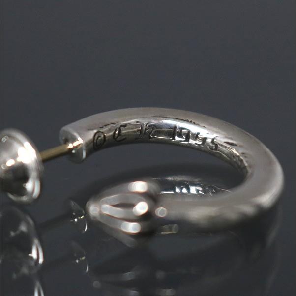 CHROME HEARTS 銀座店 クロムハーツ 新品 プレーン フープ ピアス メンズ シルバー SV925 98355 ...