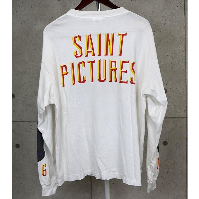 SAINT MICHAEL 銀座店 セント マイケル 24AW PICTURES ロンT 長袖 メンズ size:L 白 98463 ...