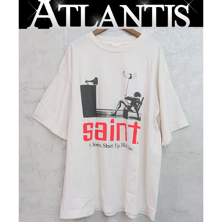 SAINT MICHAEL 銀座店 セント マイケル 新品 25SS Tシャツ 半袖 メンズ size:XL 白 98725 : atlantis - 通販 - Yahoo!ショッピング
