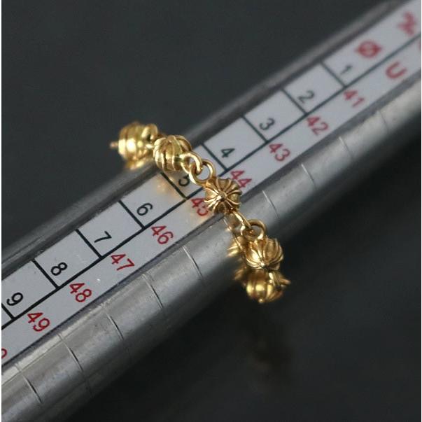 CHROME HEARTS 銀座店 クロムハーツ 22K ビーズリング 指輪 メンズ ゴールド 約5号 98756 : atlantis ...