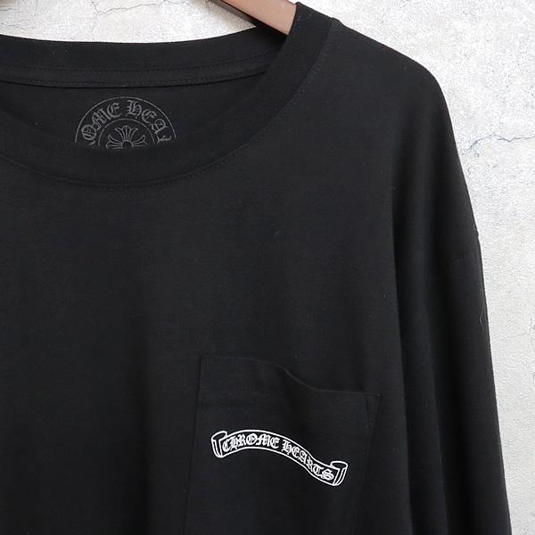 CHROME HEARTS 銀座店 クロムハーツ スクロールラベル ロンT長袖 メンズ size:L 黒 98799 : atlantis ...