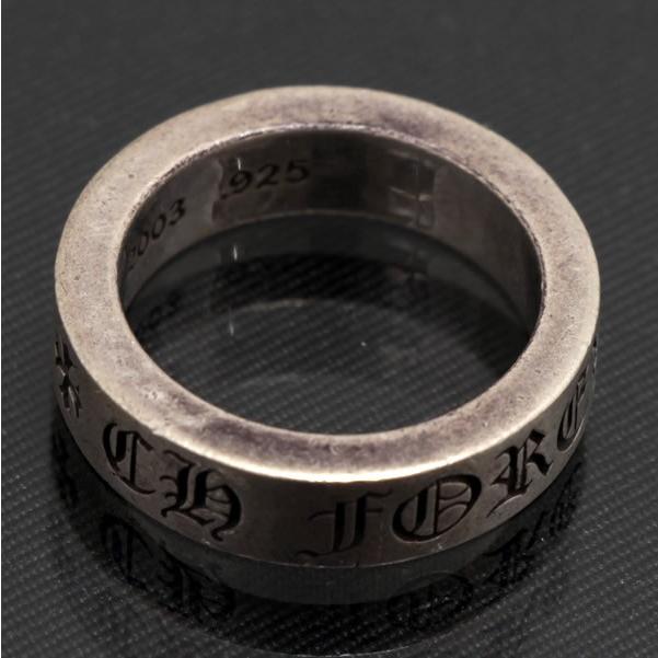 CHROME HEARTS 銀座店 クロムハーツ スペーサーリング 【FOREVER】 6mm リング メンズ 指輪 SV925 約17号 ...