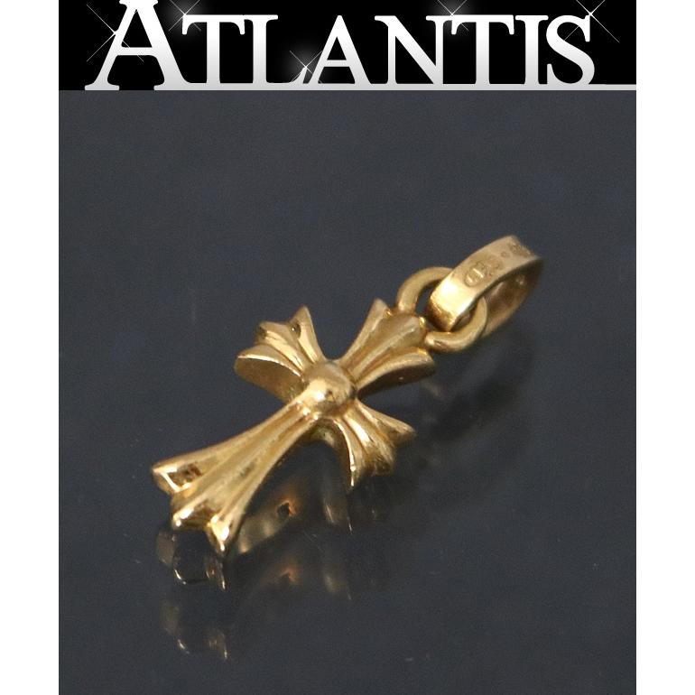 CHROME HEARTS 銀座店 クロムハーツ インボイス付き 22K ベイビー ファット クロス チャーム ペンダント ゴールド ...