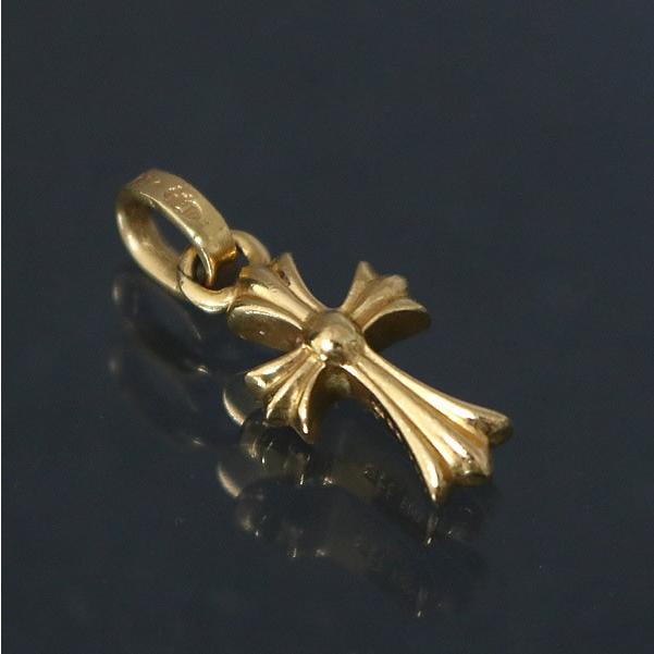 CHROME HEARTS 銀座店 クロムハーツ インボイス付き 22K ベイビー ファット クロス チャーム ペンダント ゴールド ...