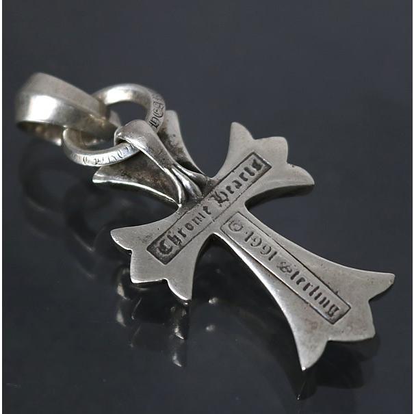 CHROME HEARTS 銀座店 クロムハーツ スモールCHクロス ウィズ ベイル ペンダント トップ シルバー SV925 99284 ...