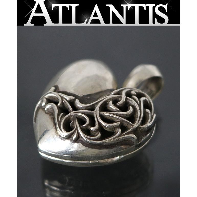 CHROME HEARTS 銀座店 クロムハーツ ハートロケット ペンダント チャーム メンズ シルバー SV925 99288 ...